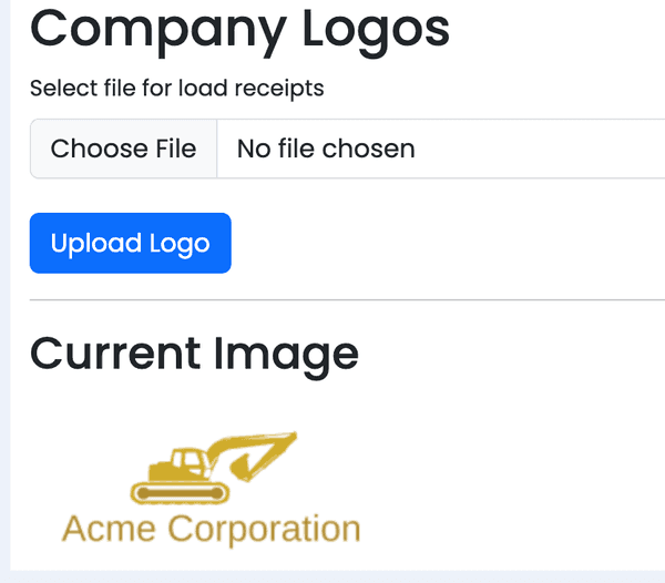 Digital Load Receipts
