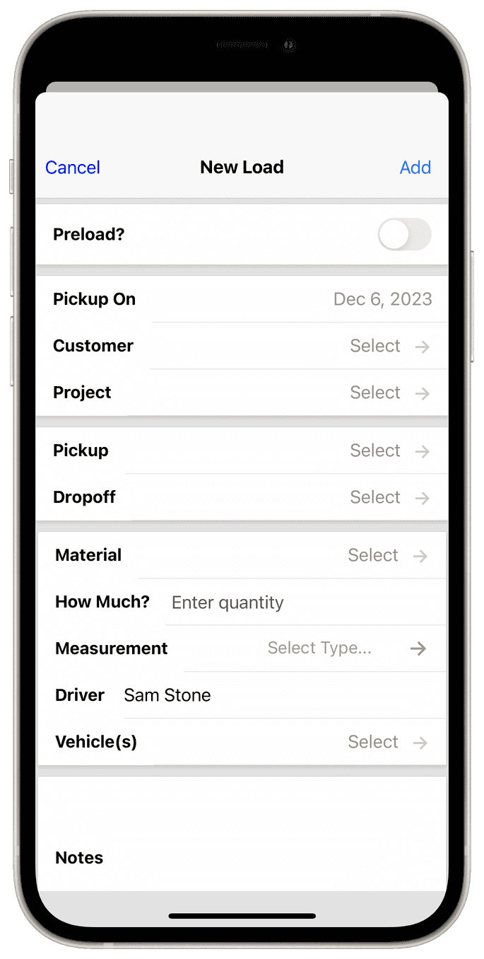 Driver Dispatch App