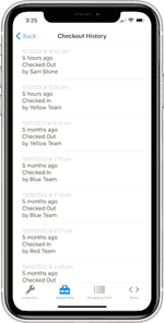 Equipment Checkin/Checkout